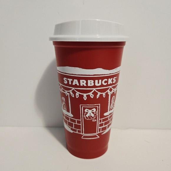 Starbucks | Dining | New Starbucks Reusable Red Cup 225 Holiday ...